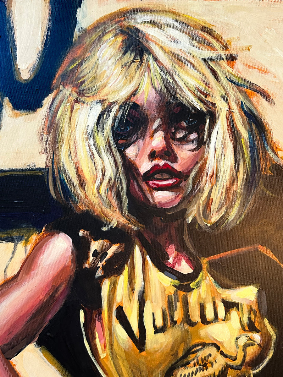 Rapture Original Acrylic Painting in Custom wood Frame – BigToe Art