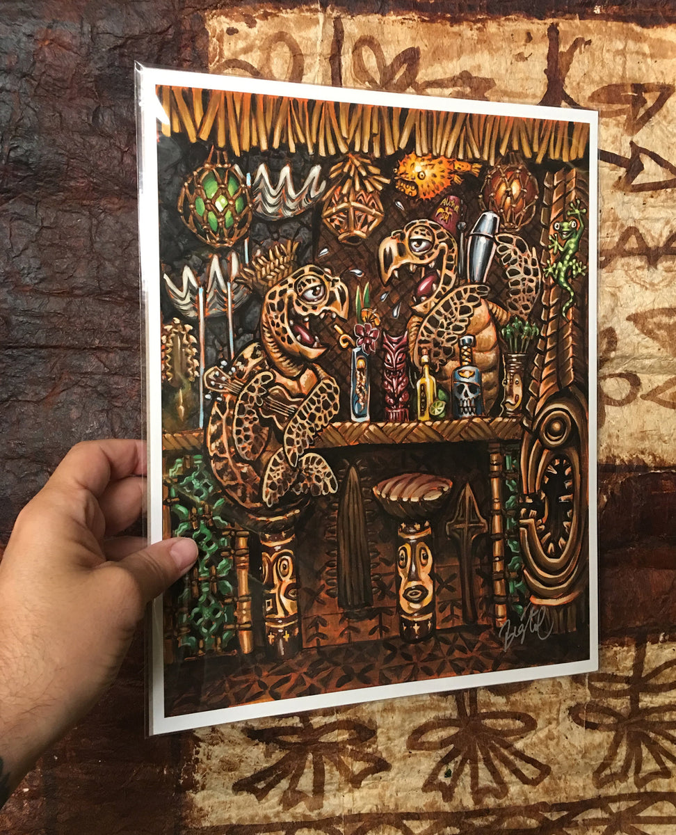 Honu Bar Archival PAPER Art Print - Select Size – BigToe Art